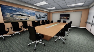 JE Dunn_Conference Room Mountain | Medical Construction and Design