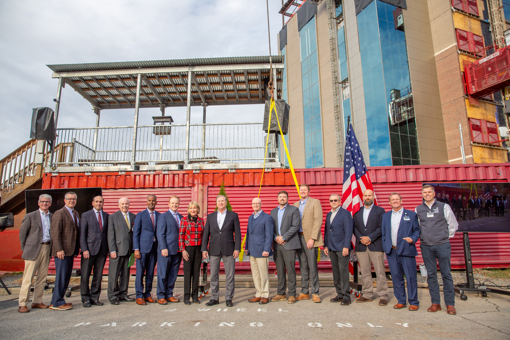 Topping Out Event (002) | Medical Construction and Design
